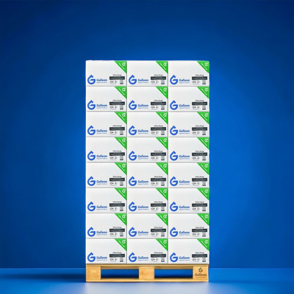 Bulk Galleon 2 Ply - White - Interleaved - Paper Hand Towels - Pallet ...