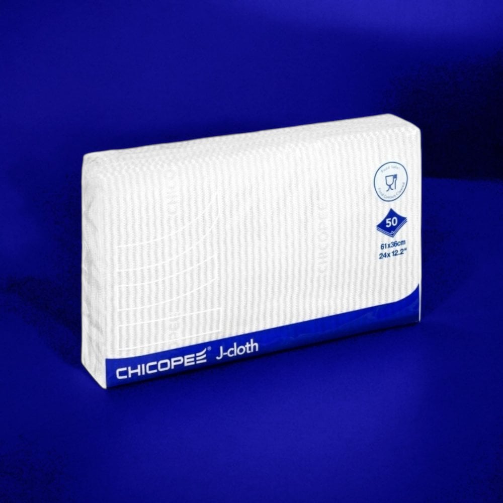 Chicopee J-Cloth Plus - 10 x 50 Cloths | Galleon Supplies
